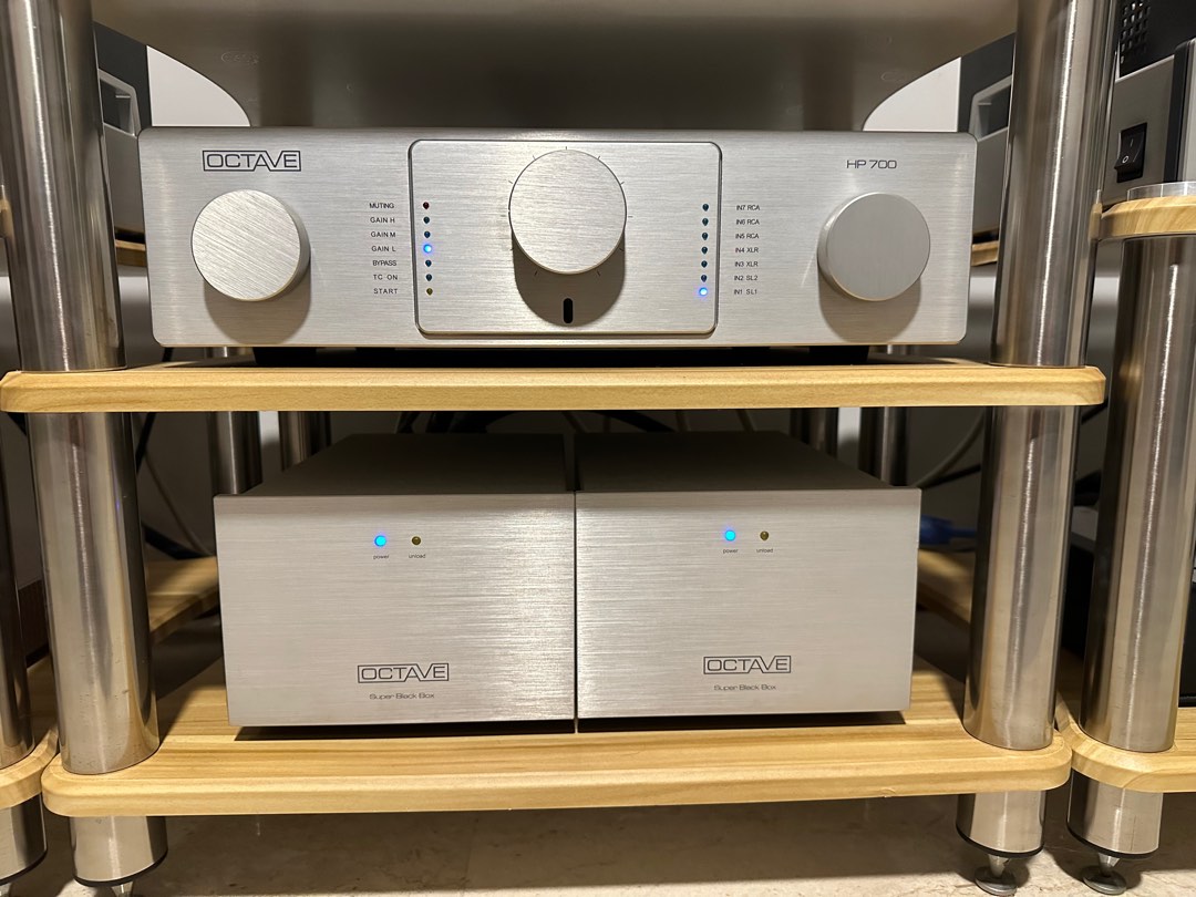Octave tube amplifiers HP700 and MRE220 set, Audio, Soundbars, Speakers ...