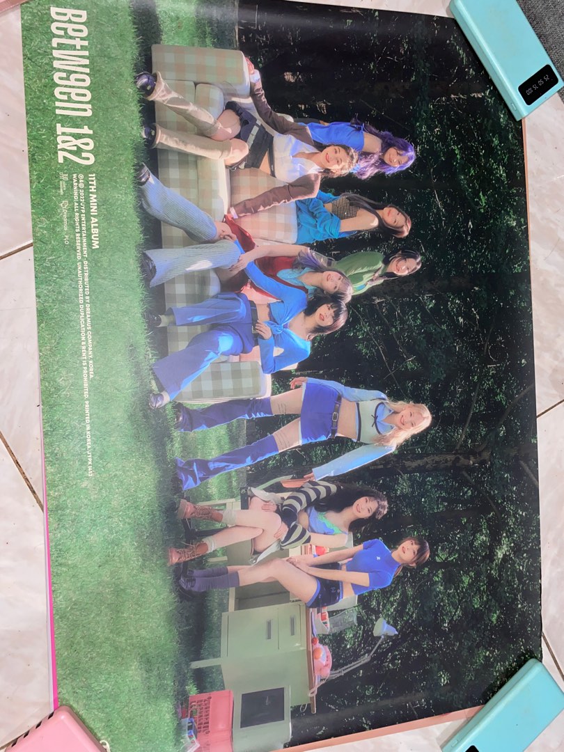 OFFICIAL Twice Poster Twice Between 1&2 Poster Mina Jeongyeon Jihyo ...