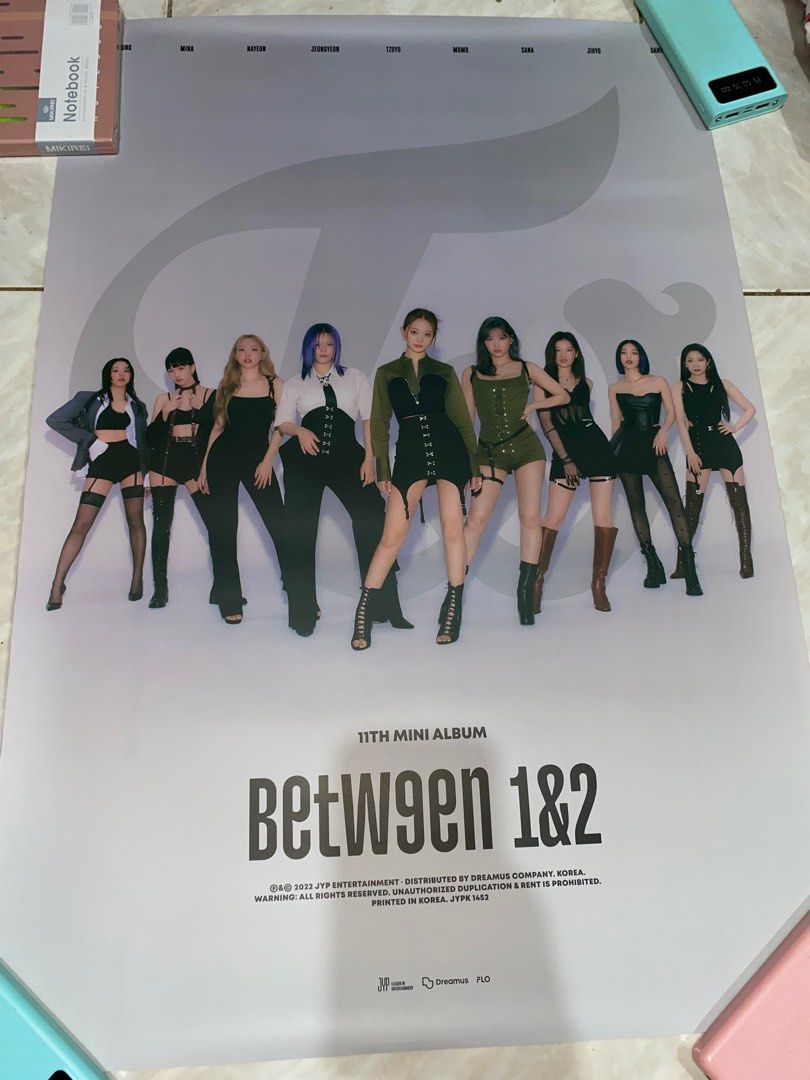 OFFICIAL Twice Poster Twice Between 1&2 Poster Mina Jeongyeon Jihyo ...