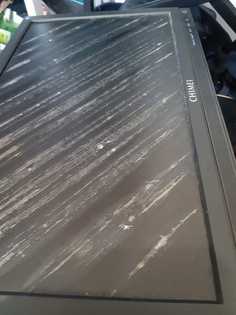 Old Defective Chimei LCD Monitor Burnt screen, Computers & Tech, Parts ...