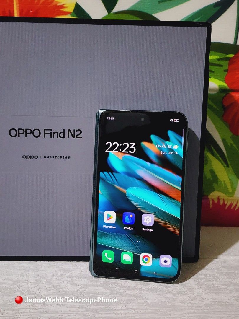 Oppo Find N2 Fold Green, Mobile Phones & Gadgets, Mobile Phones ...