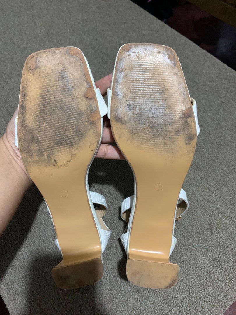 Parisian Plus Gen BS Heels in White, Women's Fashion, Footwear, Heels ...