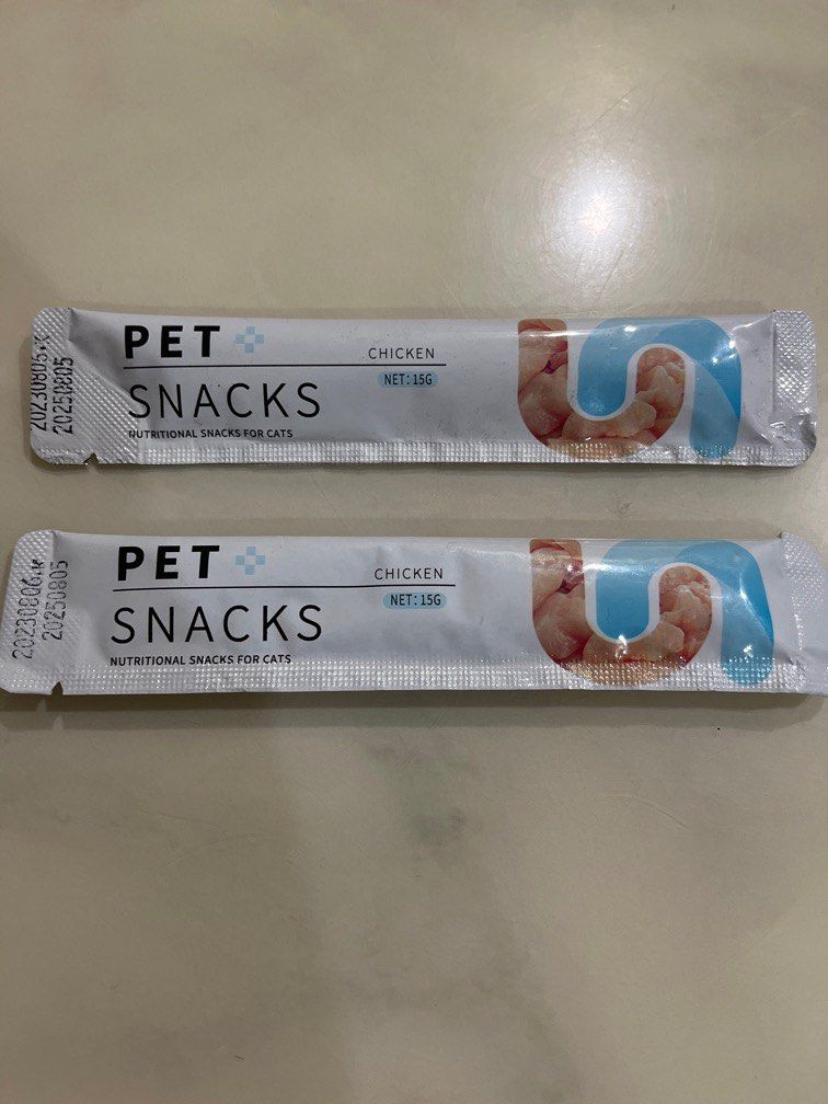 Pet snacks (chicken flavour), Pet Supplies, Pet Food on Carousell