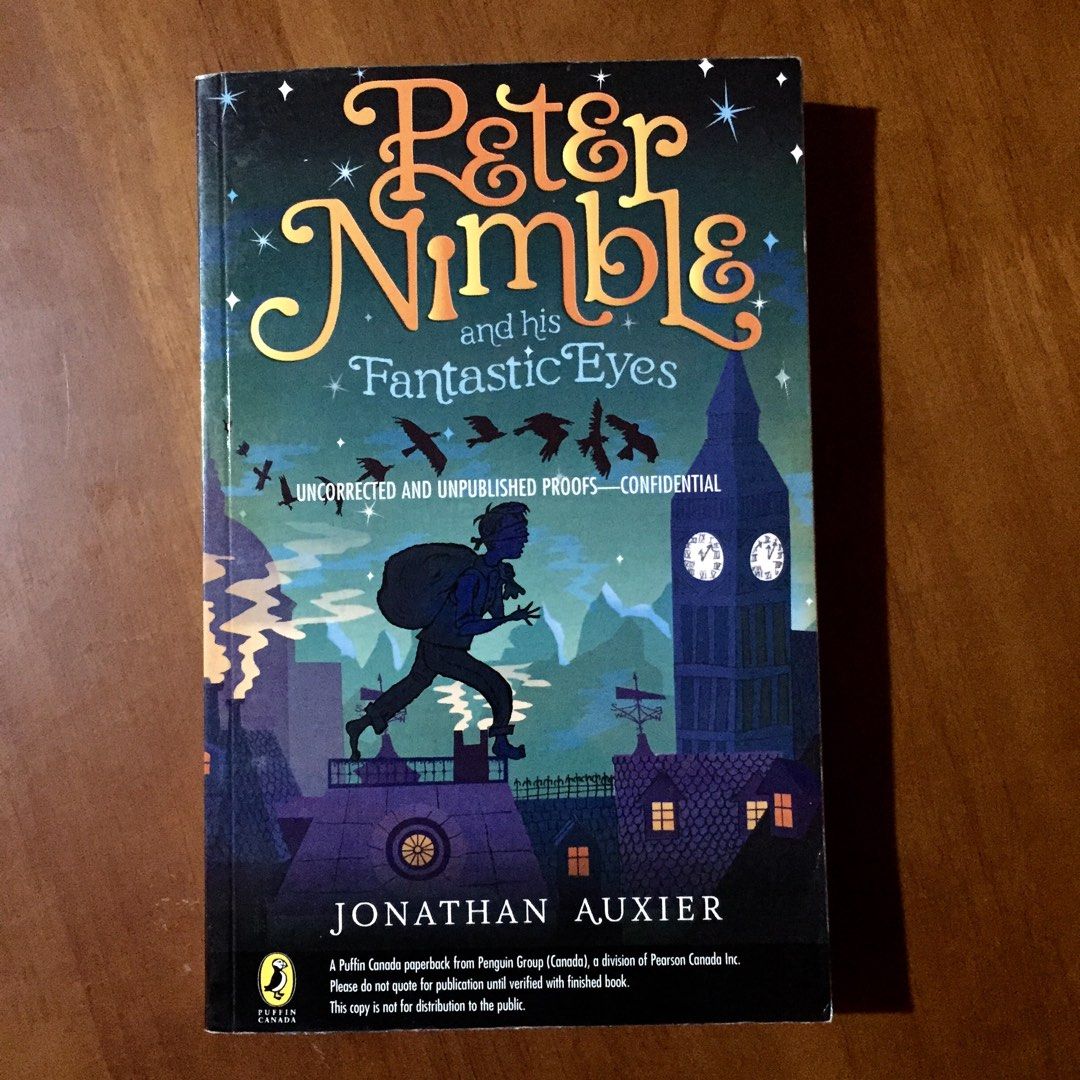 Peter Nimble and His Fantastic Eyes by Jonathan Auxier (Signed copy ...