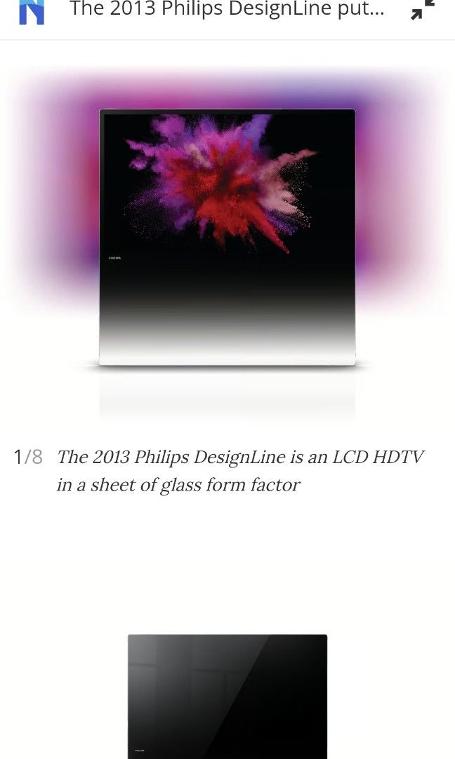 Philps design line 46 inch hi end tv, TV & Home Appliances, TV ...