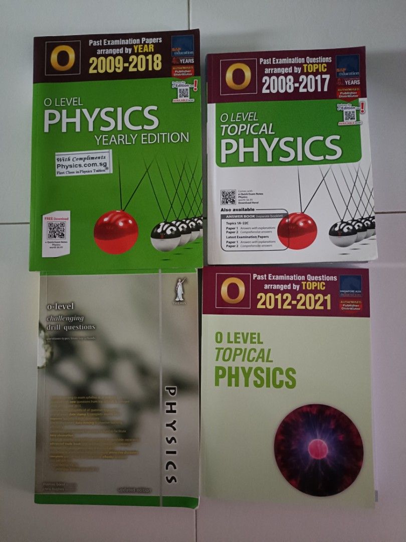Physics TYS / Assessment books for O Level, Hobbies & Toys, Books ...