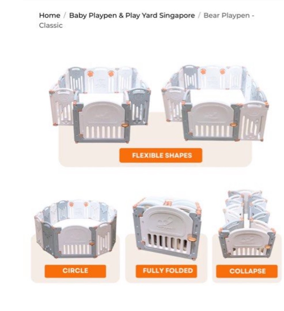 Playpen, Babies & Kids, Baby Nursery & Kids Furniture, Safety Gates ...
