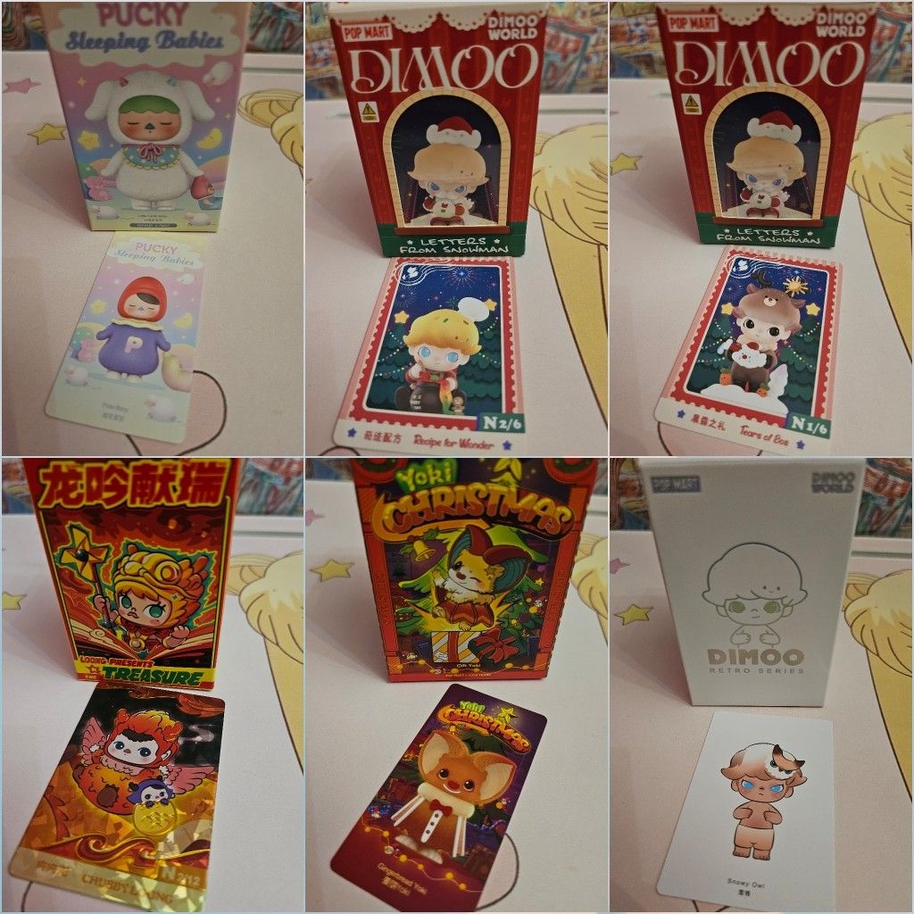 POP MART & BLIND BOX Pucky Dimoo Molly HACIPUPU etc., Hobbies & Toys ...