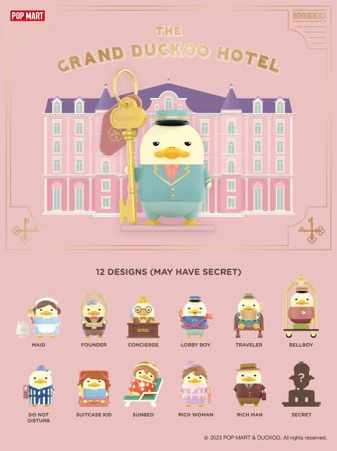 Pop Mart - The Grand Duckoo Hotel Series, Hobbies & Toys, Toys & Games ...