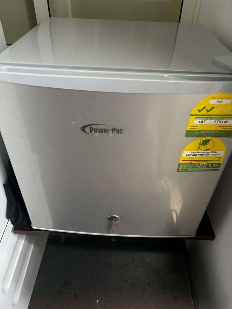 Powerpac Mini Fridge With Lock, TV & Home Appliances, Kitchen ...