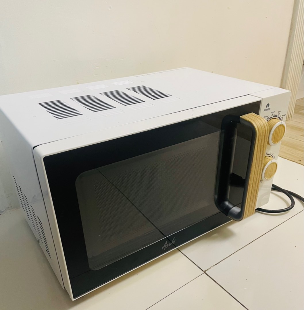 Preloved Asahi Microwave Oven 20L, Furniture & Home Living, Kitchenware ...
