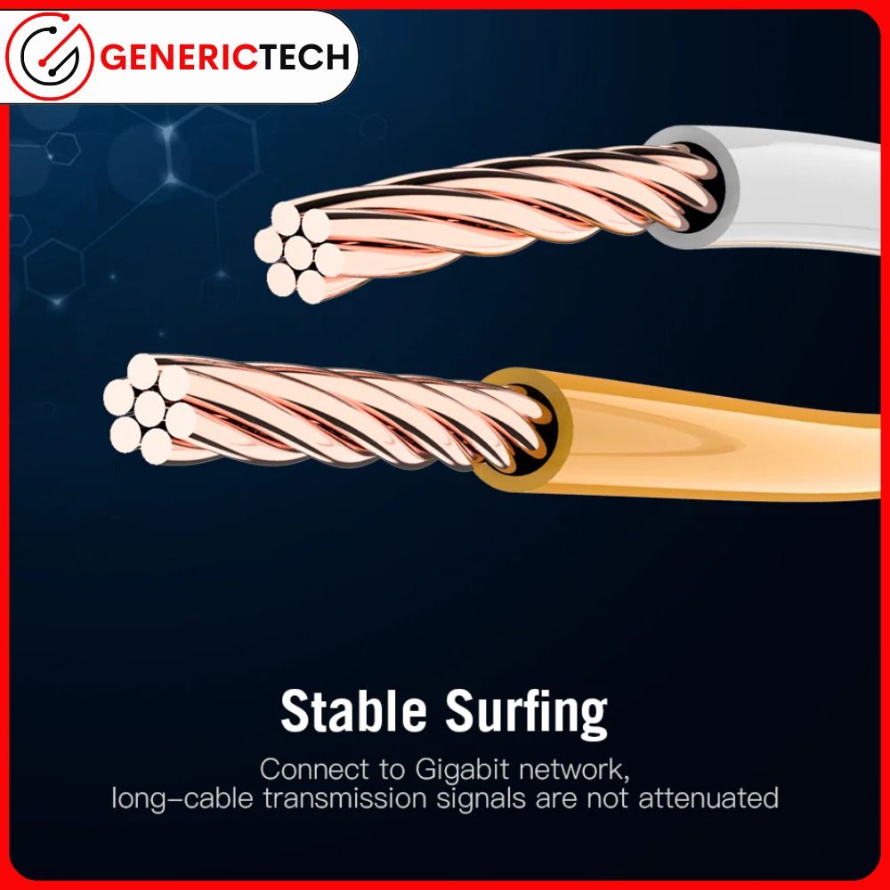 (PREMIUM BLACK) Ethernet Cable Cat 6 Slim Twisted Full Copper Super ...