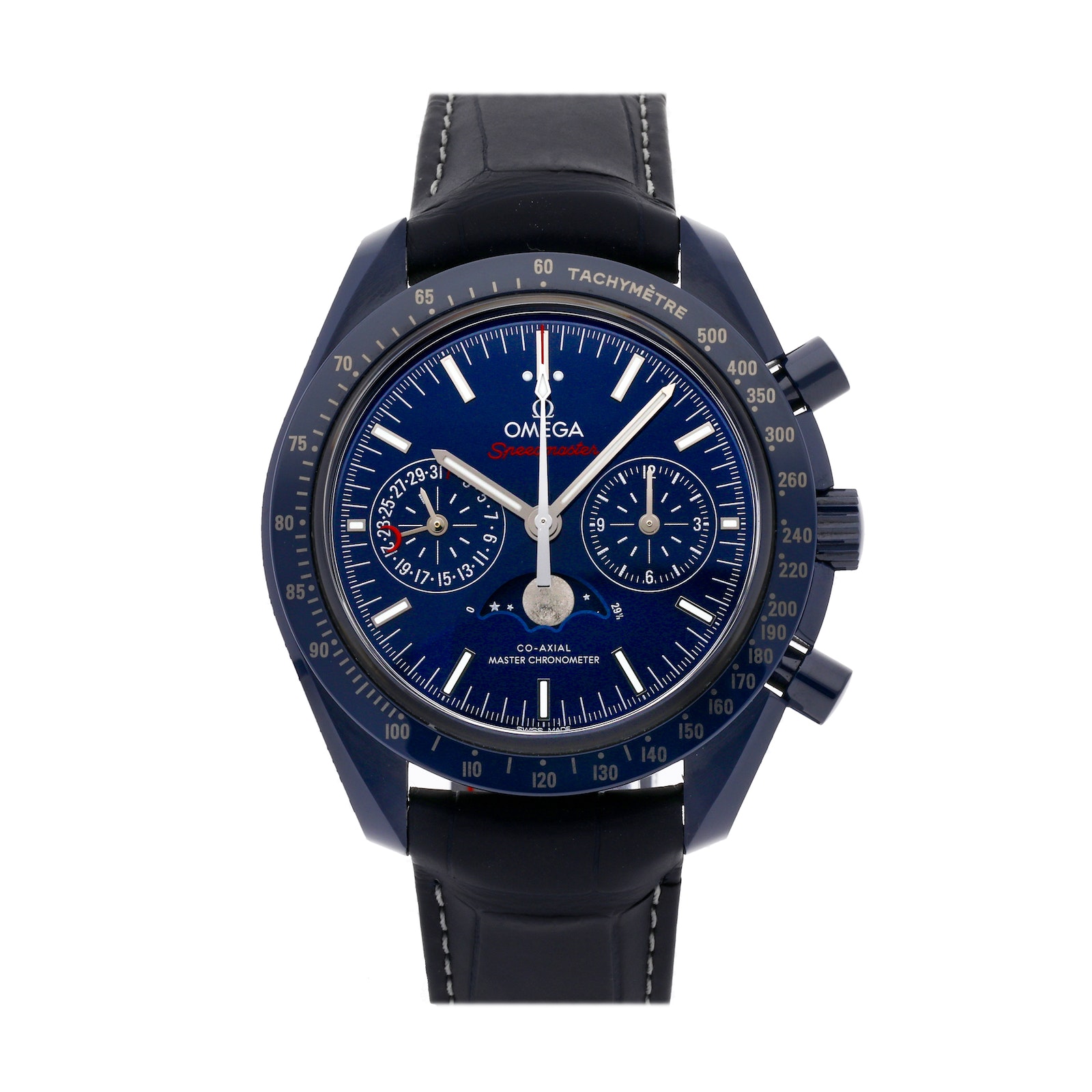 Pre-Owned Omega Speedmaster Moonwatch Blue Side Of The Moon, Luxury ...