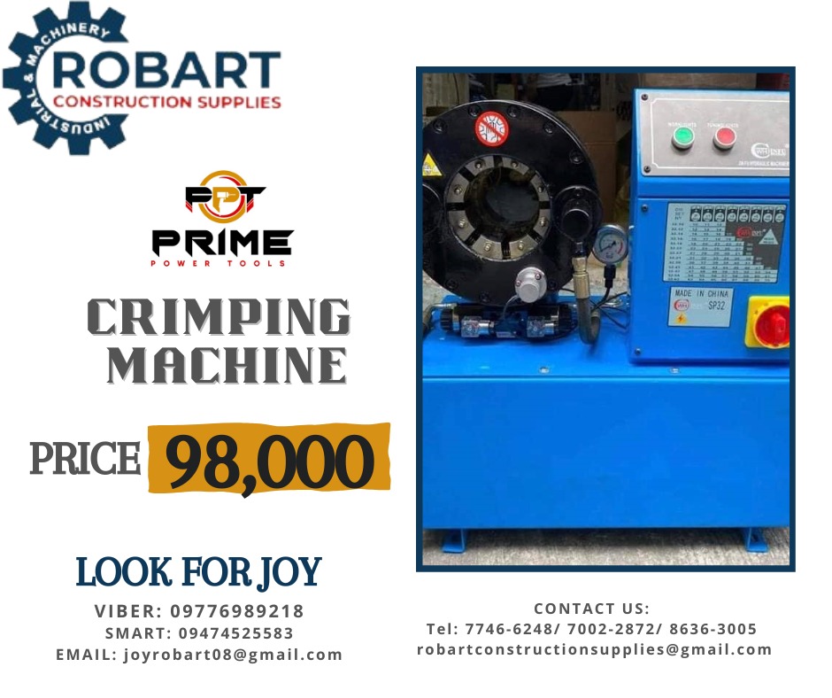 PRIME CRIMPING MACHINE, Commercial & Industrial, Construction ...