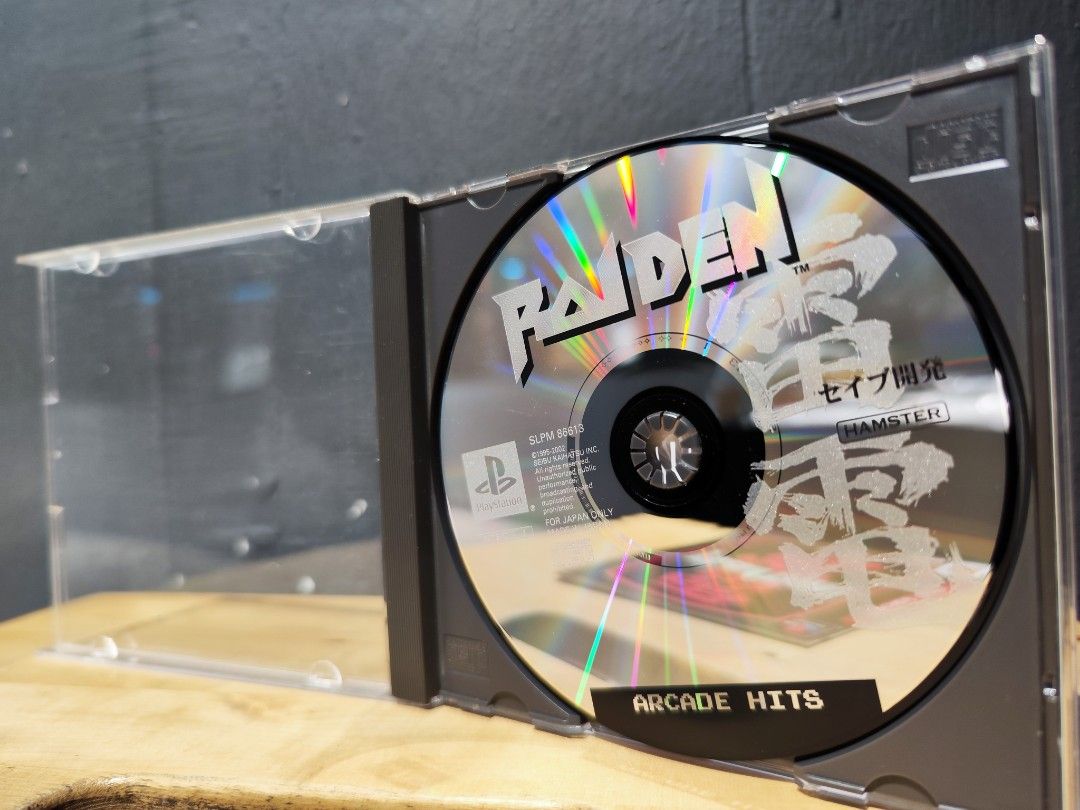 PS1 Raiden Arcade Hits (Japan), Video Gaming, Video Games, PlayStation ...