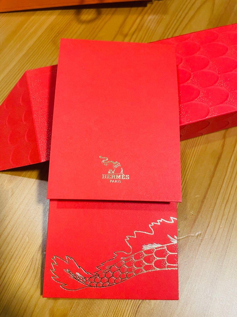Red Packet Hermes Hong Bao, Luxury, Accessories on Carousell