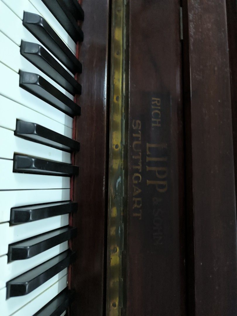 Rich. LIpp & Son stuggart standing piano, Hobbies & Toys, Music & Media ...