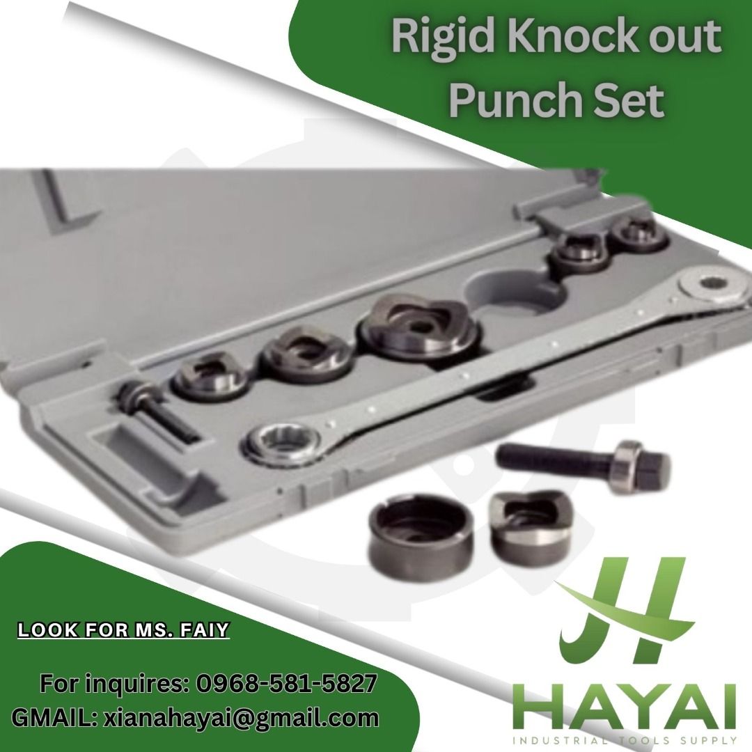 Rigid Knock out Punch Set, Commercial & Industrial, Construction Tools ...