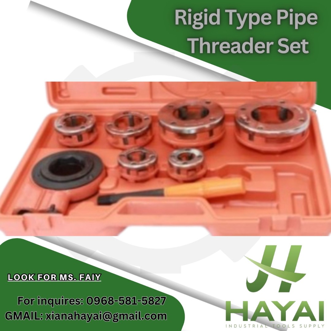 Rigid Type Pipe Threader Set, Commercial & Industrial, Construction ...