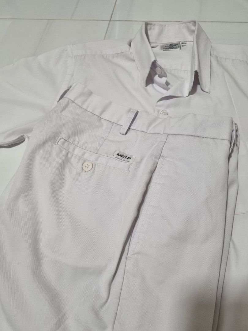 RJC Raffles Junior College Uniform, Men's Fashion, Tops & Sets, Sets ...