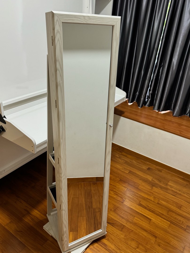 ROTATING FULL LENGTH MIRROR CABINET, Furniture & Home Living, Furniture ...