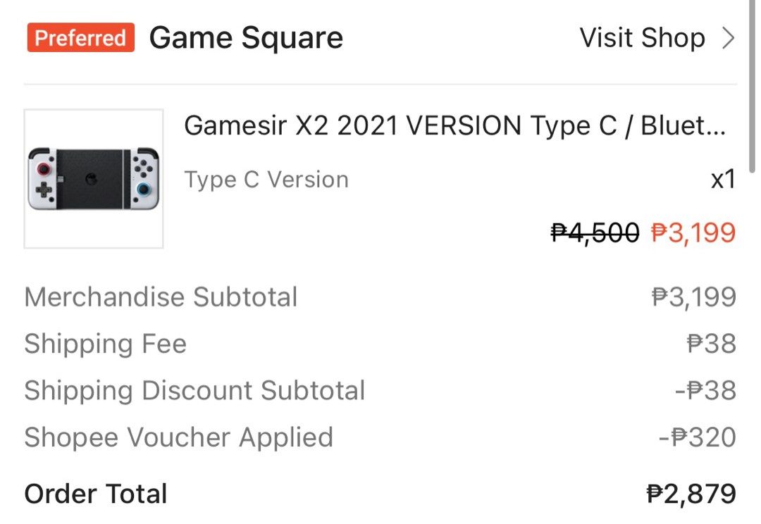 RUSH Mobile Controller GAMESIR X2 Type-C, Video Gaming, Gaming ...