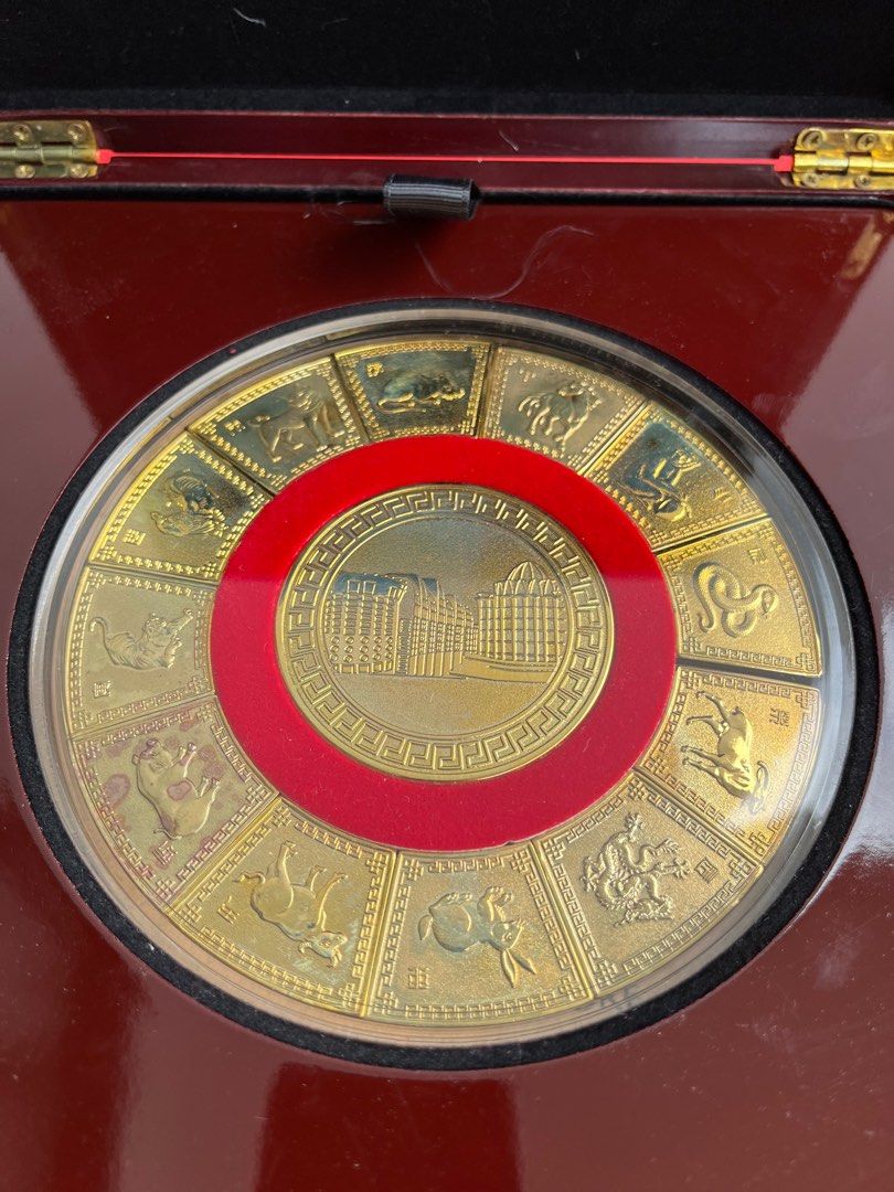 Limited Edition 24K Gold Plated Zodiac Animals RWS Set, Luxury ...