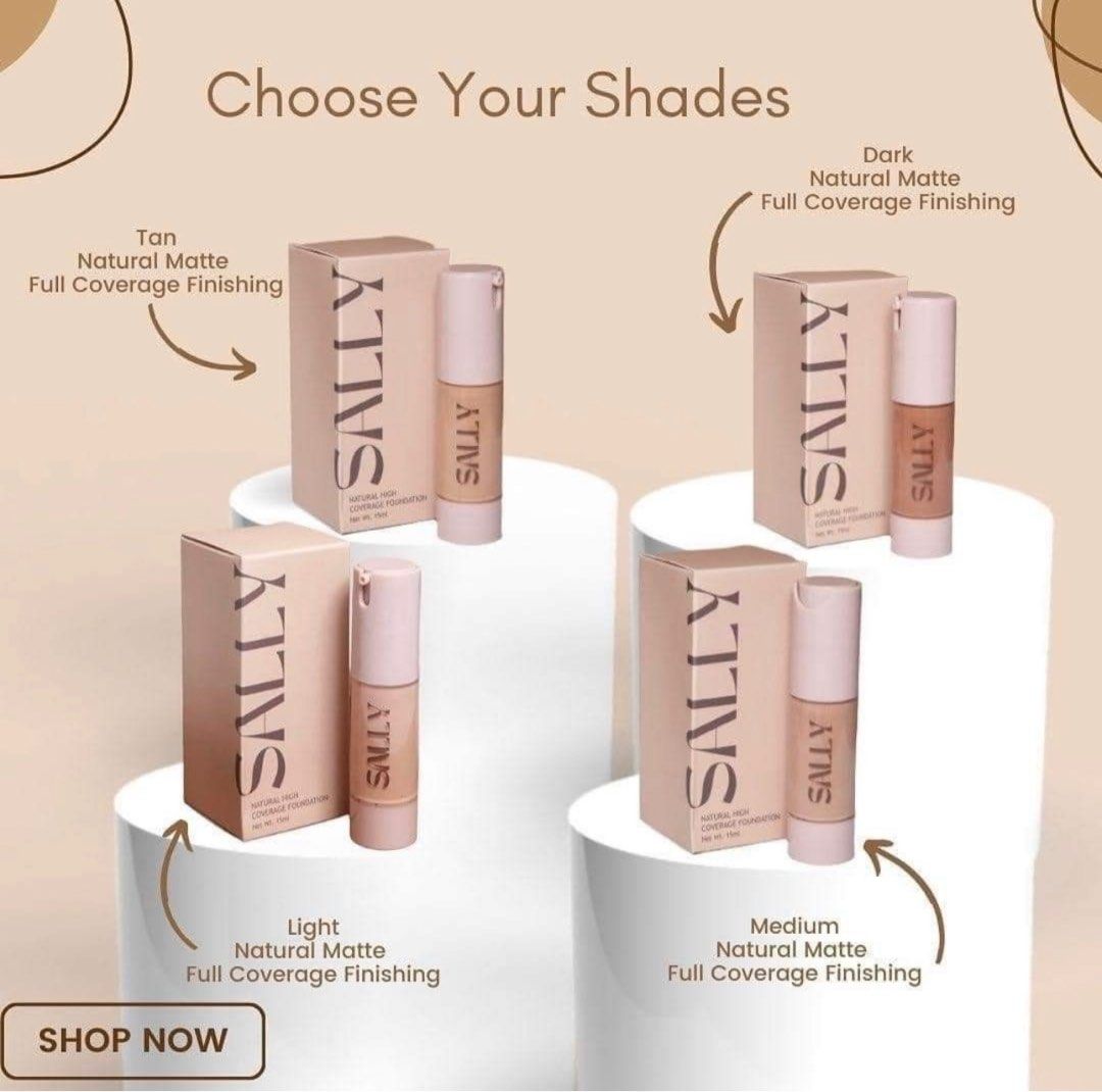 Sally Foundation, Beauty & Personal Care, Face, Makeup on Carousell