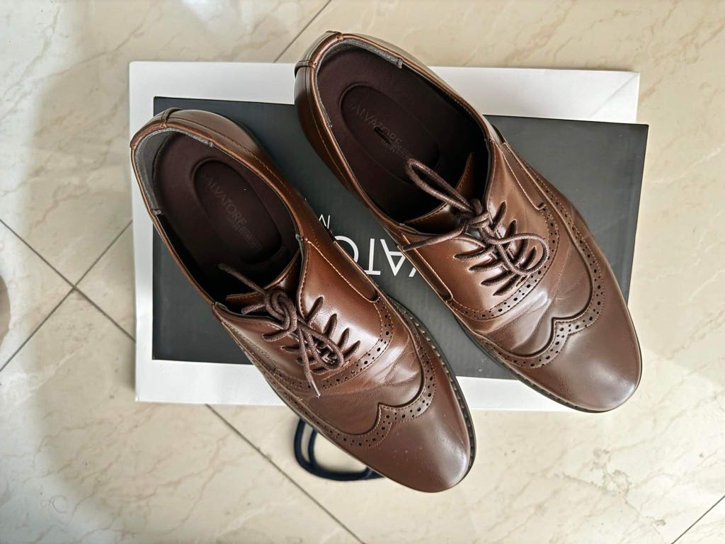 Salvatore Mens Brown Formal Shoes, Men's Fashion, Footwear, Casual ...