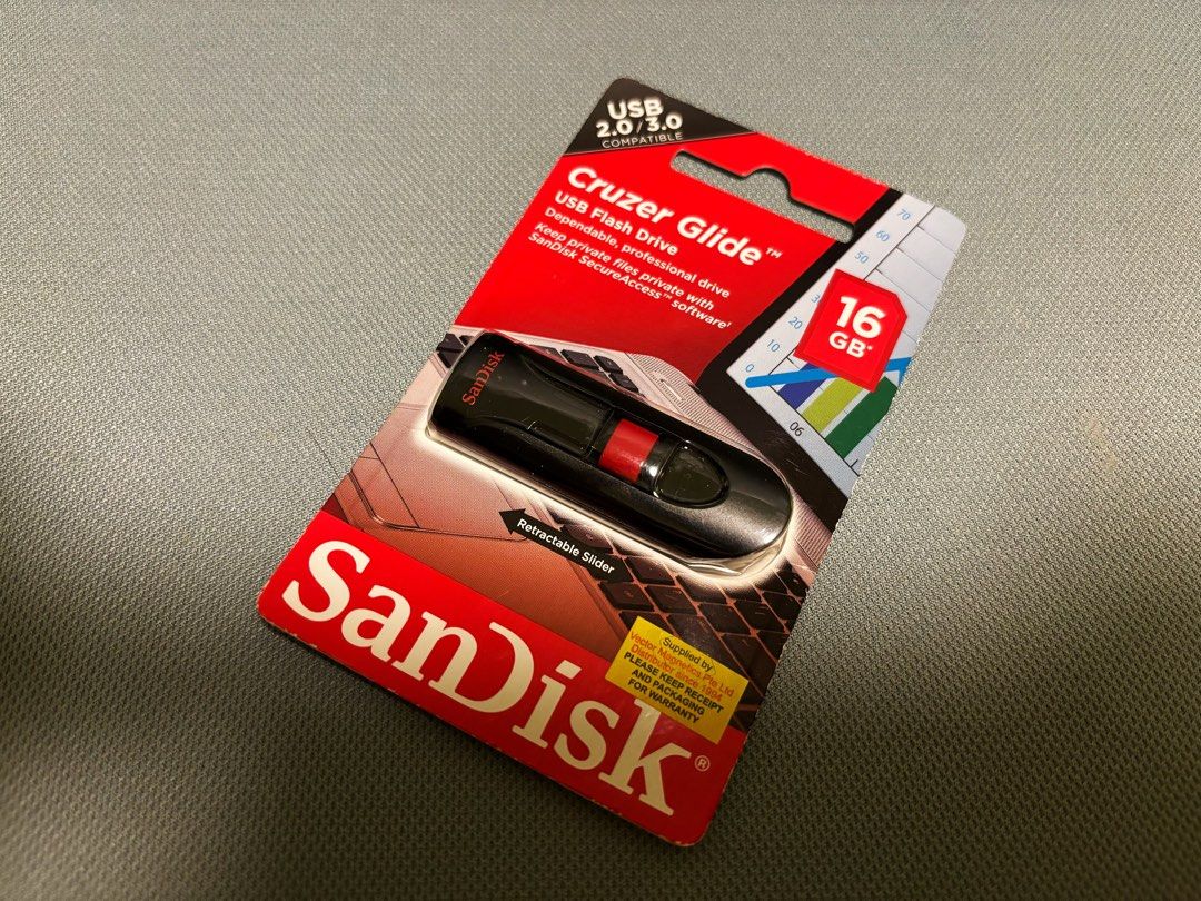 SanDisk Cruzer Glide USB Flash Drive 16GB [New!], Computers & Tech ...