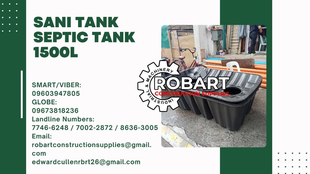 Sani Tank Septic Tank Model: SNSP-1500, Commercial & Industrial ...