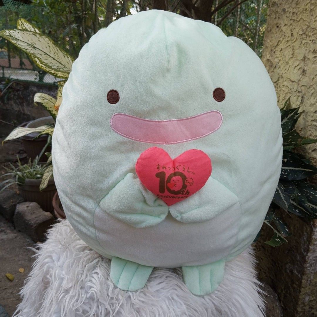 SAN-X Sumikko Gurashi Green Lizard 10th Anniversary Plush Toy, Hobbies ...