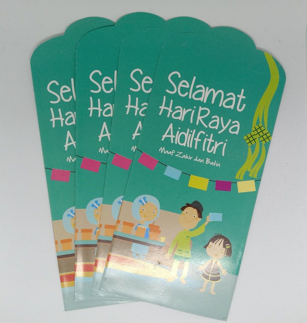 Sazarice Selamat Hari Raya Ang Pow Sleeve, Hobbies & Toys, Collectibles ...