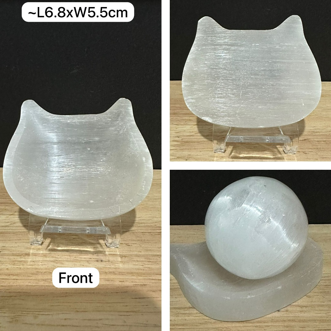 Selenite Sphere Holder, Carvings, Bao / Dumpling , Angel Wings, Women's ...