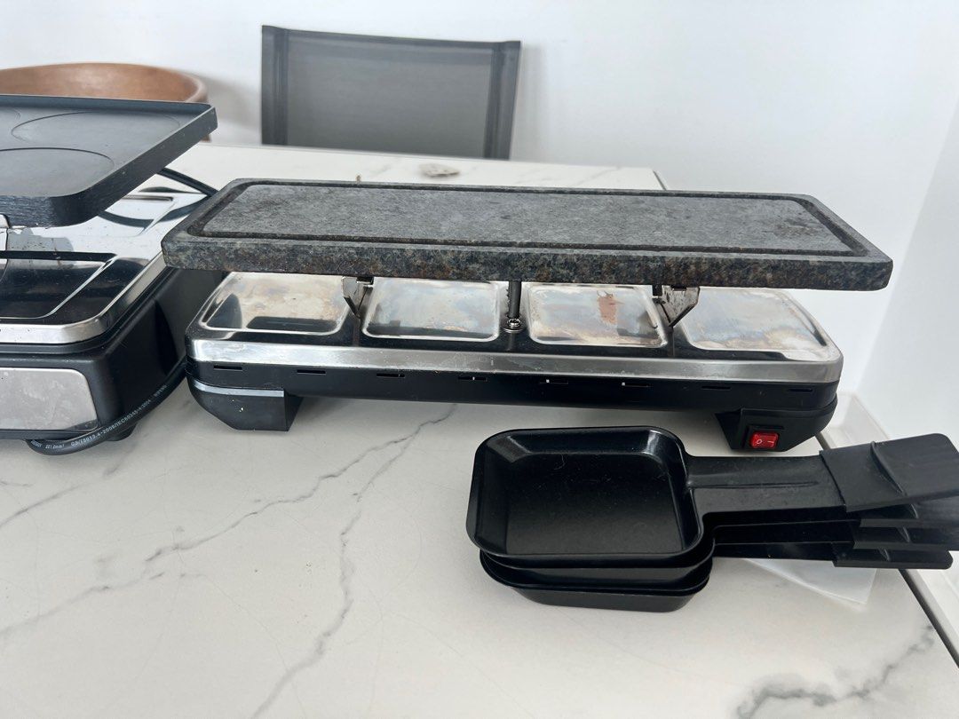 Severin Raclette grill (Indoor/Outdoor electric stone grill), TV & Home ...