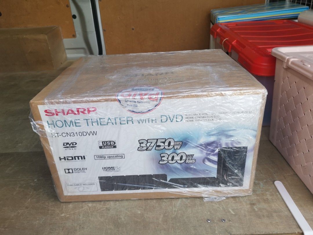 Sharp home theater with DVD player, TV & Home Appliances, TV ...