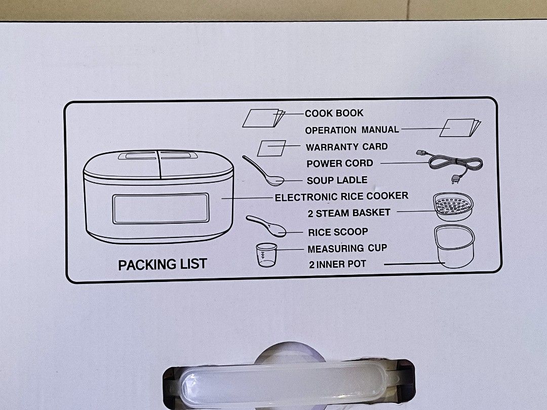 SHARP Twin Cooker (0.9L x 2) KN-W509-SL, TV & Home Appliances, Kitchen ...