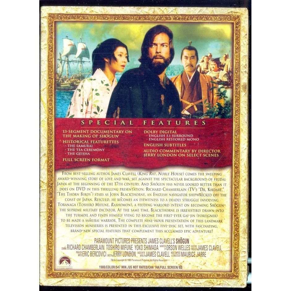 Shogun The Complete Mini Series [ DVD ], Hobbies & Toys, Music & Media ...