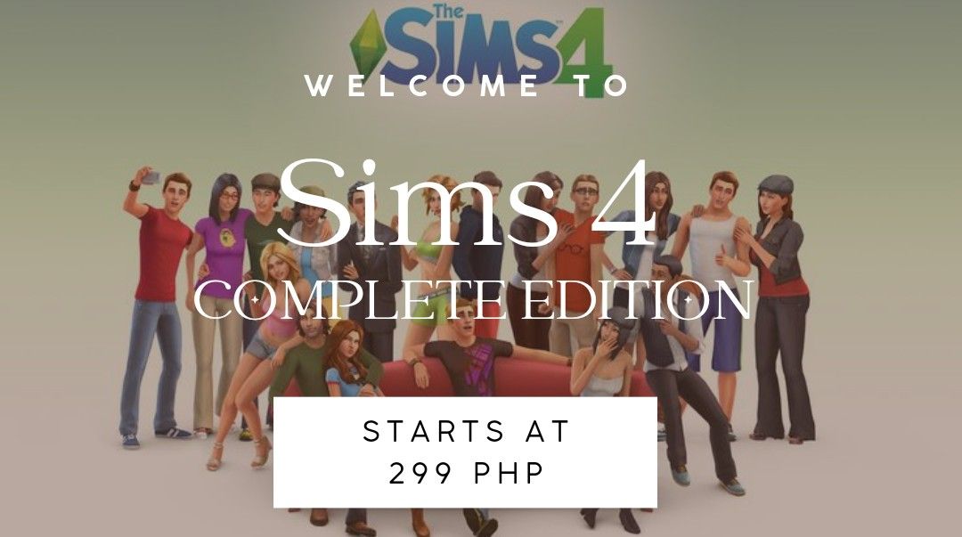 Sims 4 Complete Edition| ALL PACKS Available, Video Gaming, Video Games ...