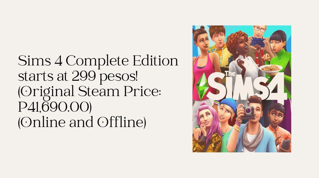 Sims 4 Complete Edition| ALL PACKS Available, Video Gaming, Video Games ...