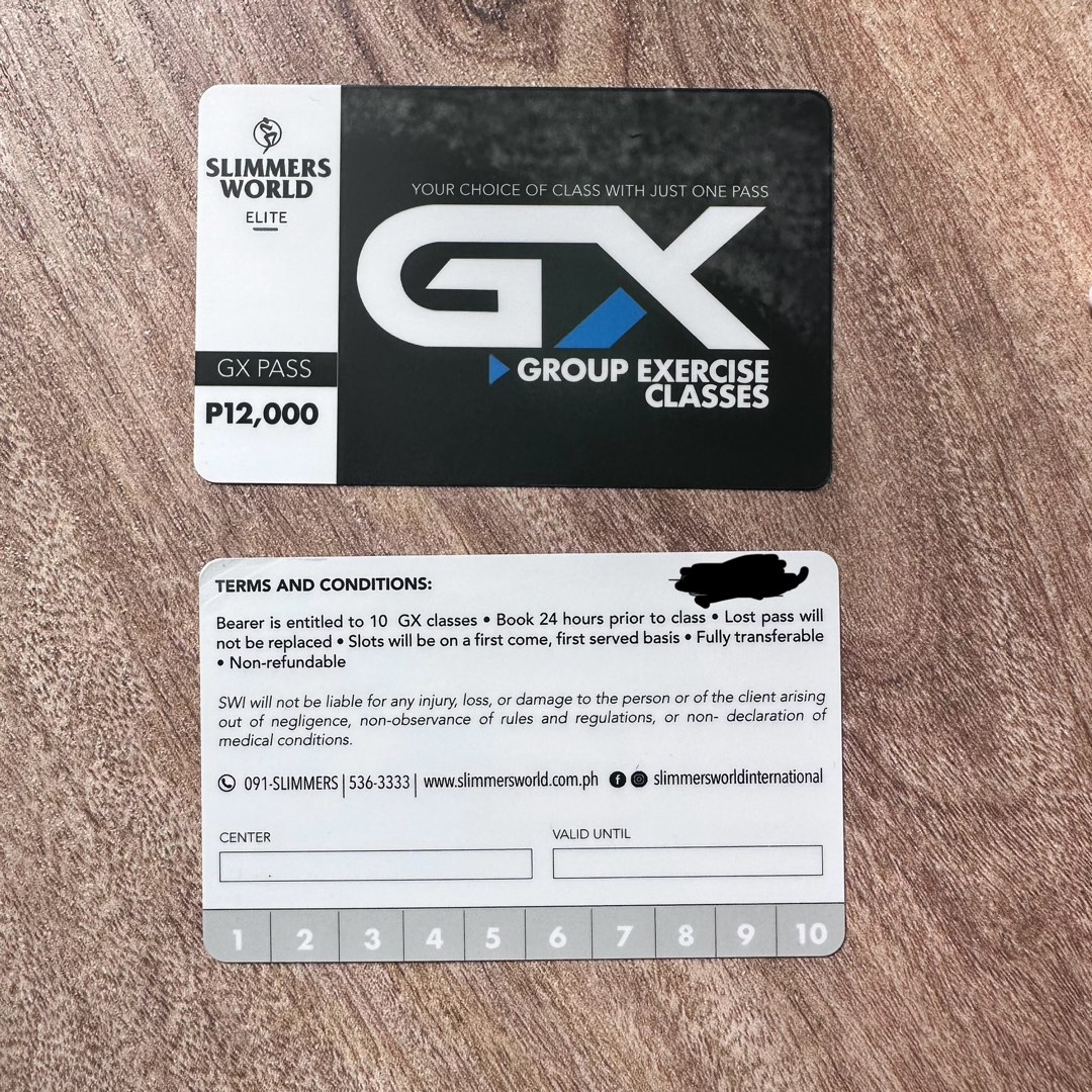 Slimmers World Elite GX Classes Pass, Sports Equipment, Exercise ...