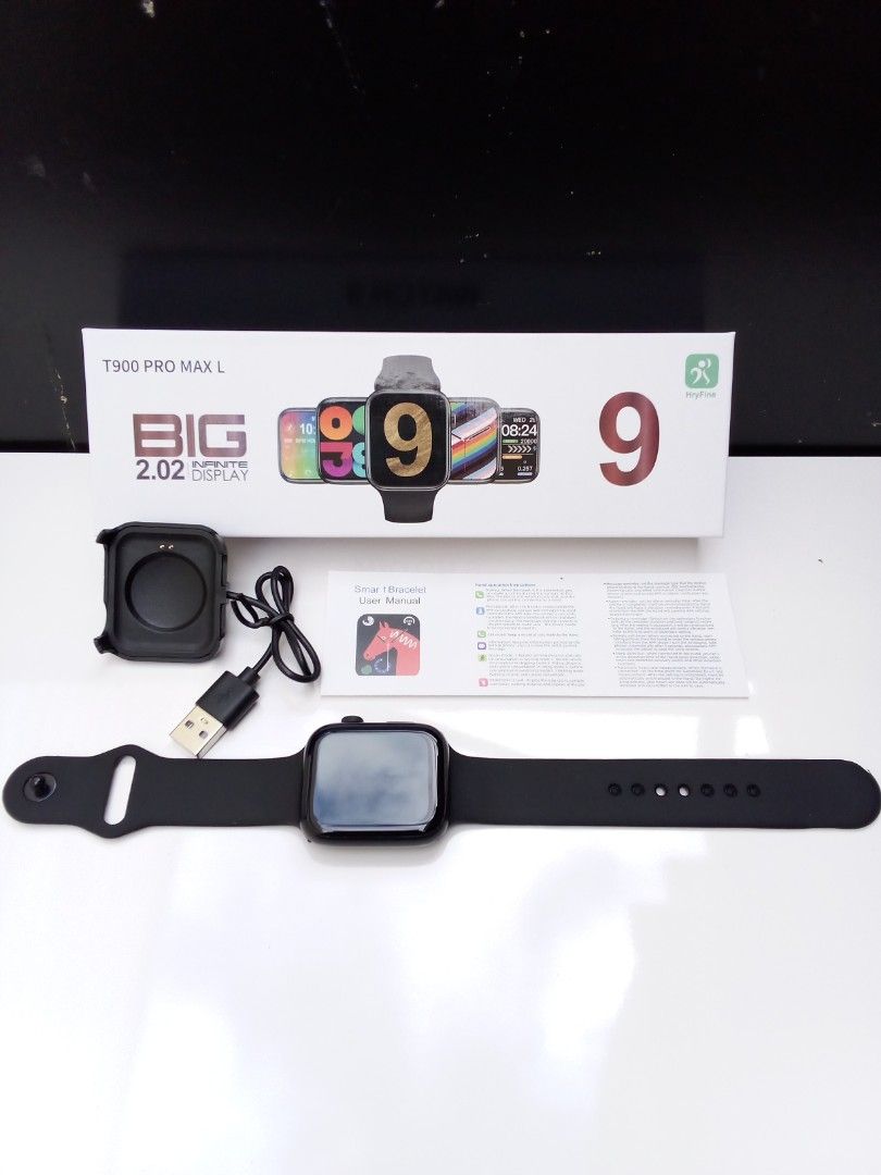 SMARTWATCH T900 PRO MAX L SERIES 9 HEALTH MONITOR, Mobile Phones & Gadgets, Wearables & Smart ...
