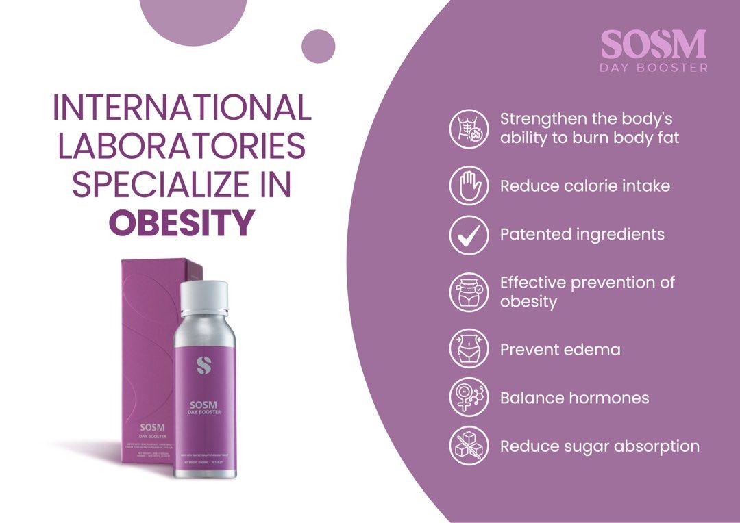 SOSM Day and Night Booster, Health & Nutrition, Health Supplements ...