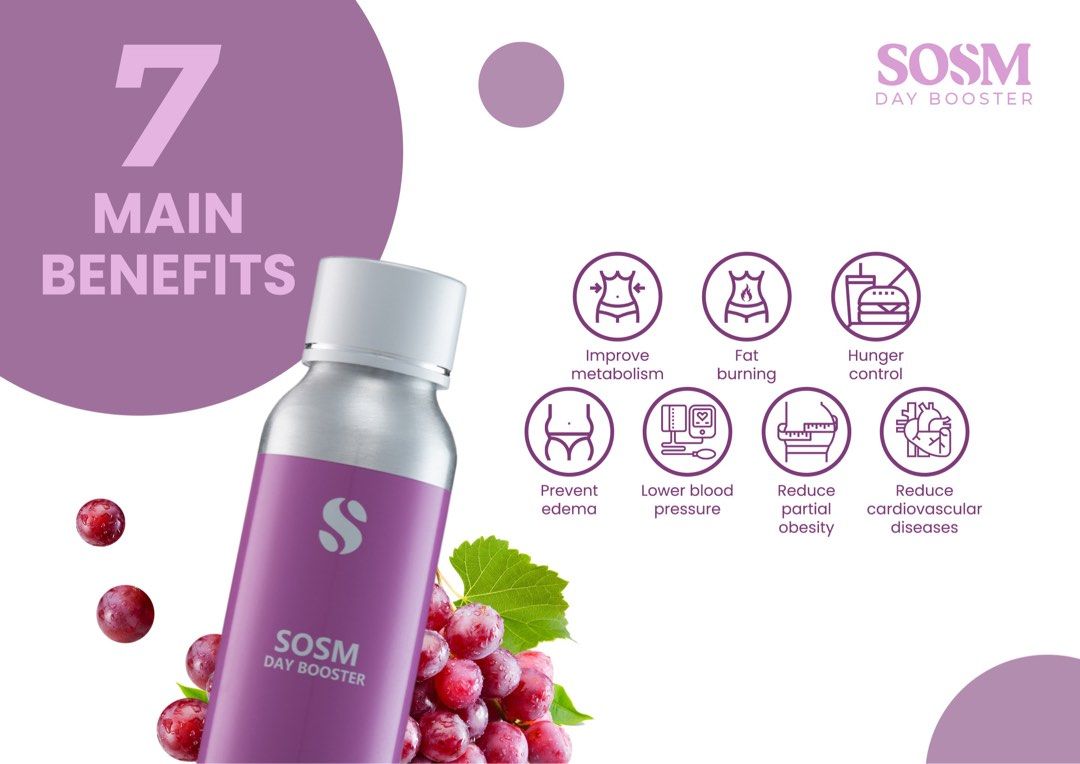 SOSM Day and Night Booster, Health & Nutrition, Health Supplements ...