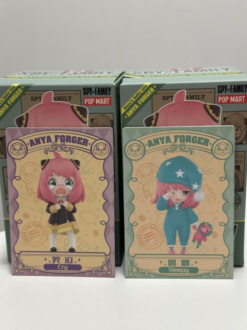 Spy x Family Pop Mart Anya Forger sleepy/ crying, Hobbies & Toys, Toys ...