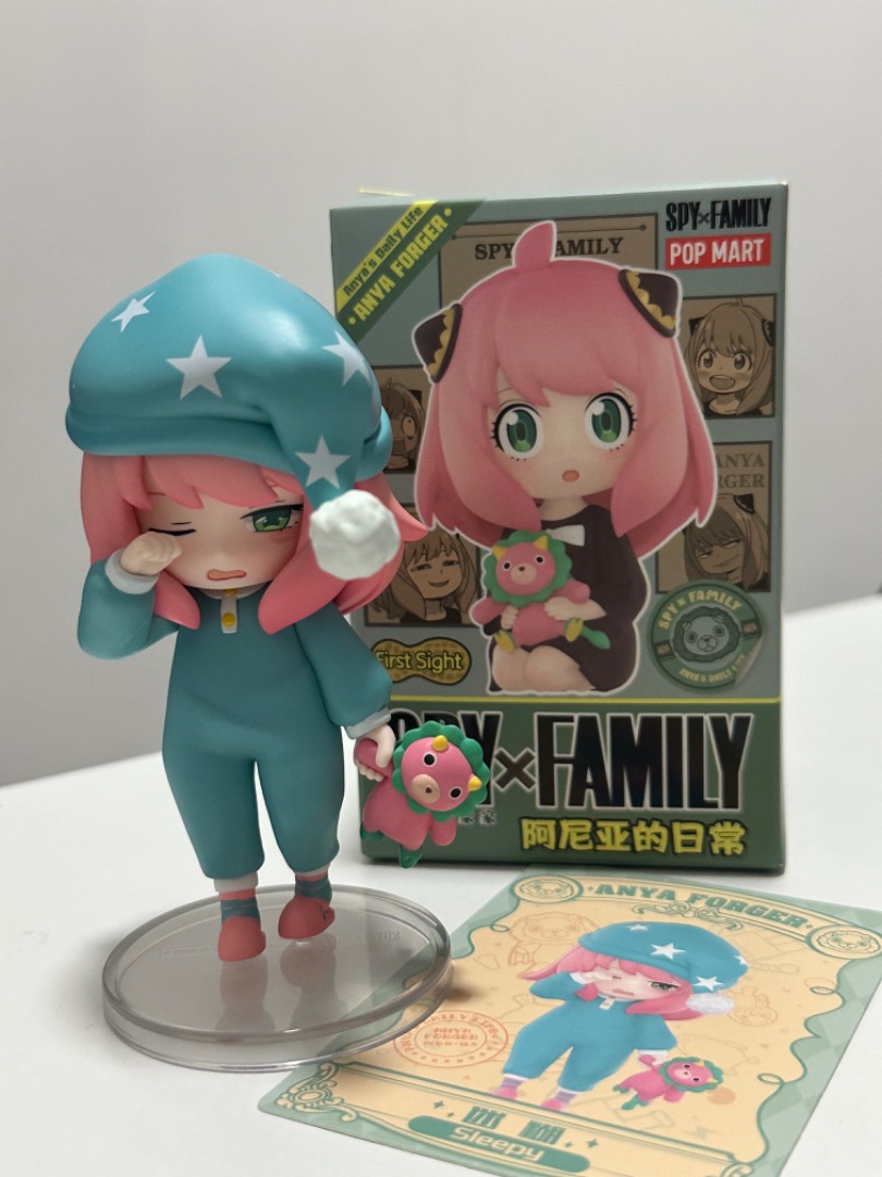 Spy x Family Pop Mart Anya Forger sleepy/ crying, Hobbies & Toys, Toys ...