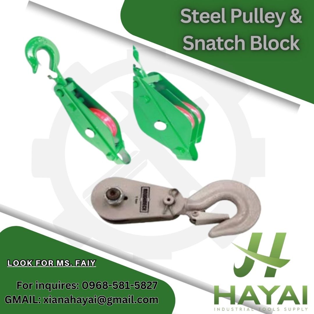 Steel Pulley & Snatch Block, Commercial & Industrial, Construction ...