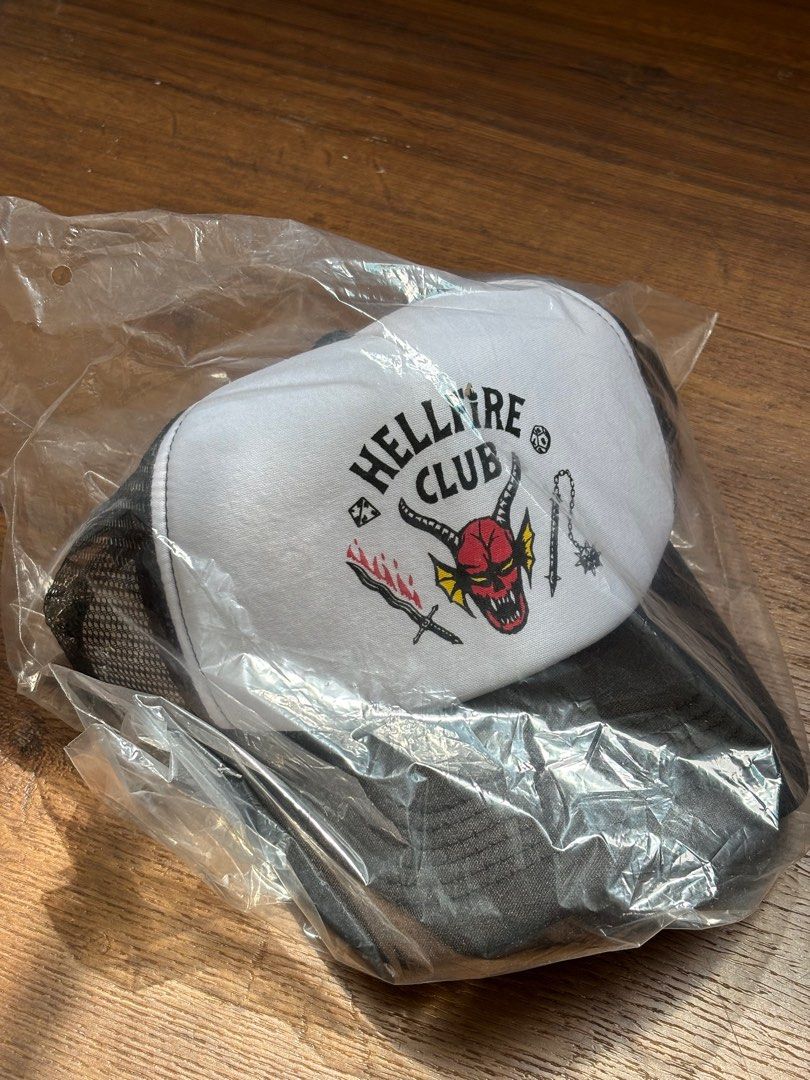 Stranger Things Hellfire Club Cap, Men's Fashion, Watches & Accessories ...
