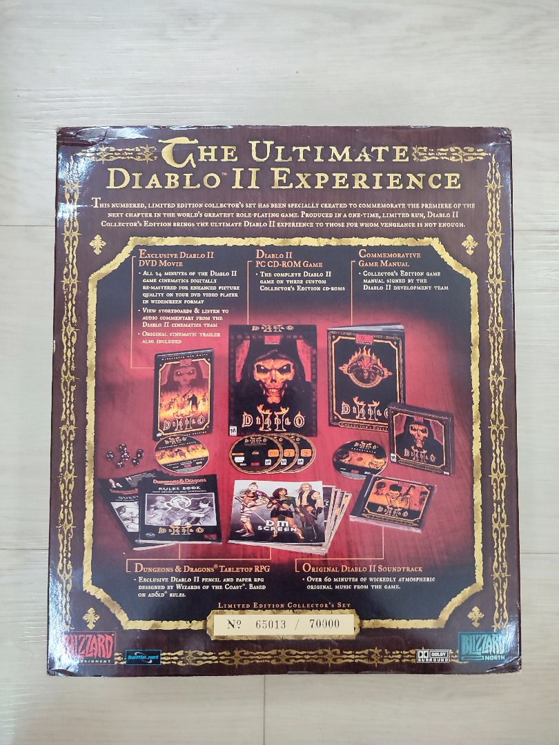 Super Rare Blizzard Diablo II Limited Edition Collector's Set BNIB ...
