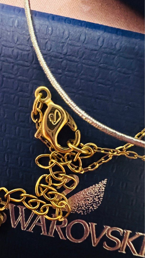 Swarovski Butterfly Necklace, Women's Fashion, Jewelry & Organisers ...